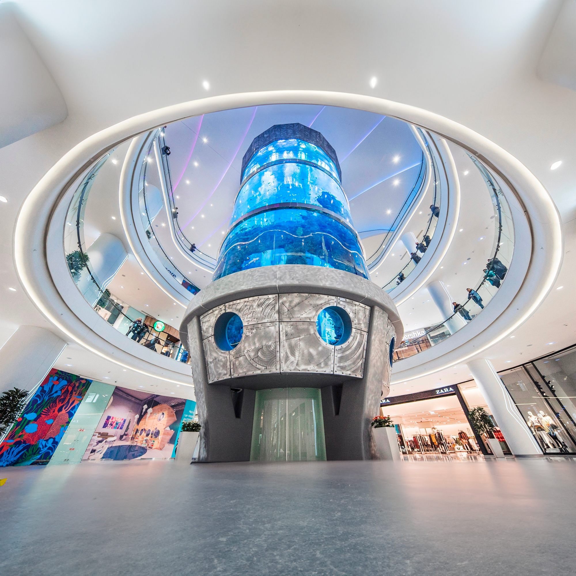 Revolutionizing Retail: The Oceania Mall Cylinder Aquarium by ICM